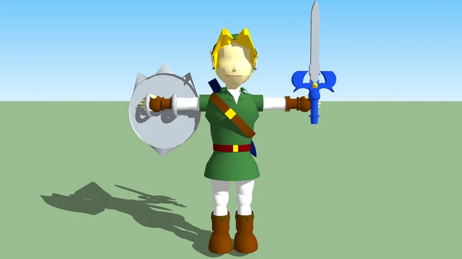 link oot my version untextured. | 3D Warehouse