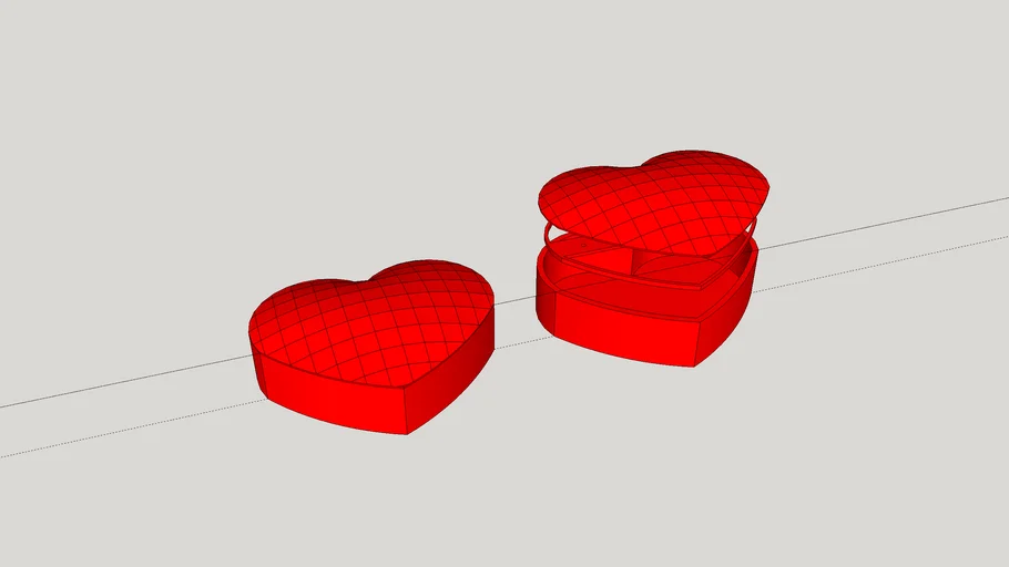 Casket Heart - Cofanetto Cuore | 3D Warehouse