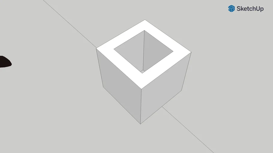 8' cube concrete Block | 3D Warehouse