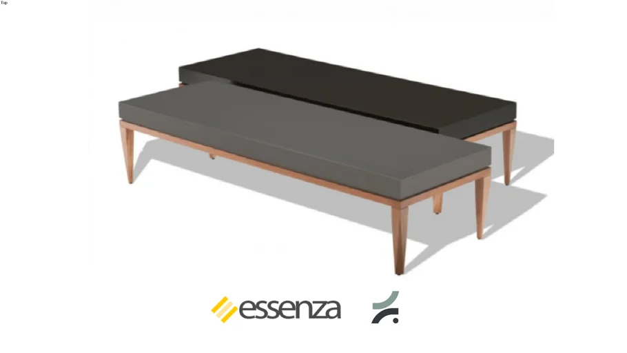 Mesa de Centro Domus Retangular | 3D Warehouse