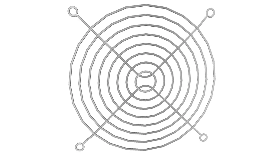 140mm Fan Grill | 3D Warehouse