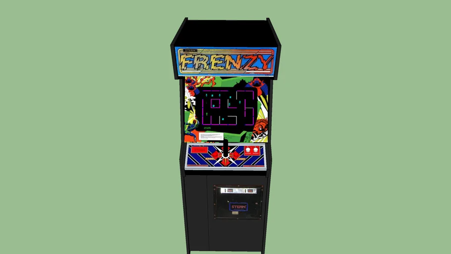 Stern Frenzy Arcade Game | 3D Warehouse