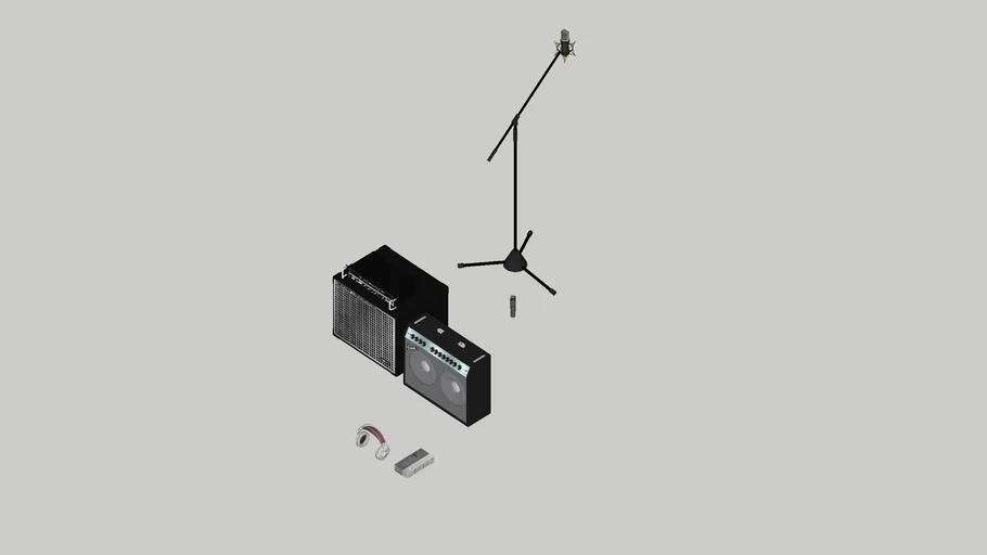 Studio Equipment 2 (Music) | 3D Warehouse