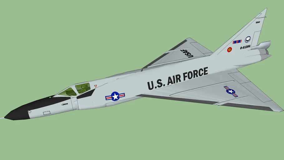 Convair F-102 Delta Dagger (revised) | 3D Warehouse