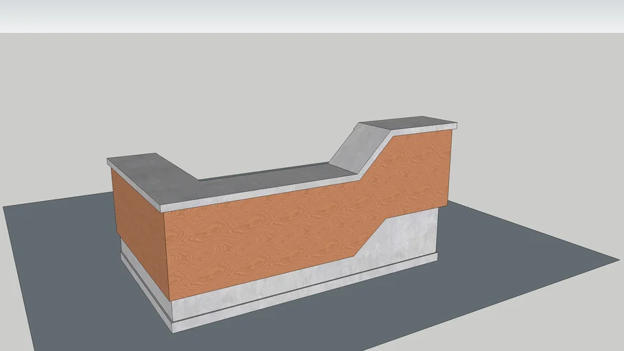 RECEPTION COUNTER 01 | 3D Warehouse