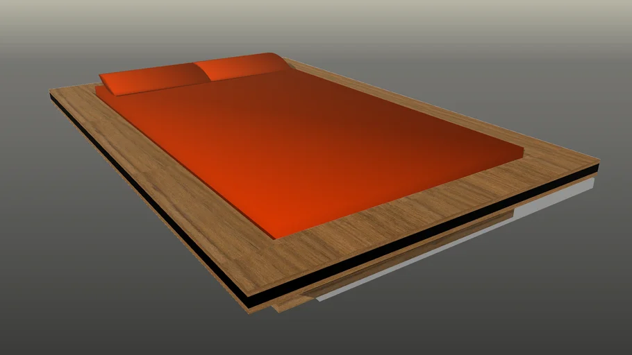 Modern Platform Bed | 3D Warehouse