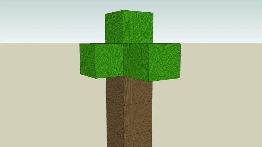 Minecraft tree Read description first | 3D Warehouse