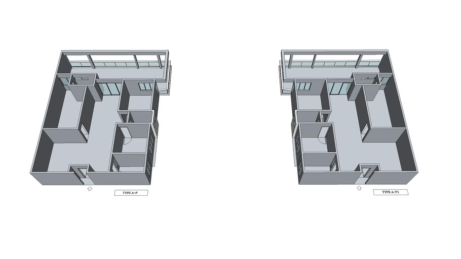 Unit layout reference | 3D Warehouse