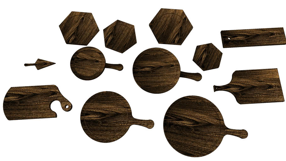 chopping board BBQ | 3D Warehouse