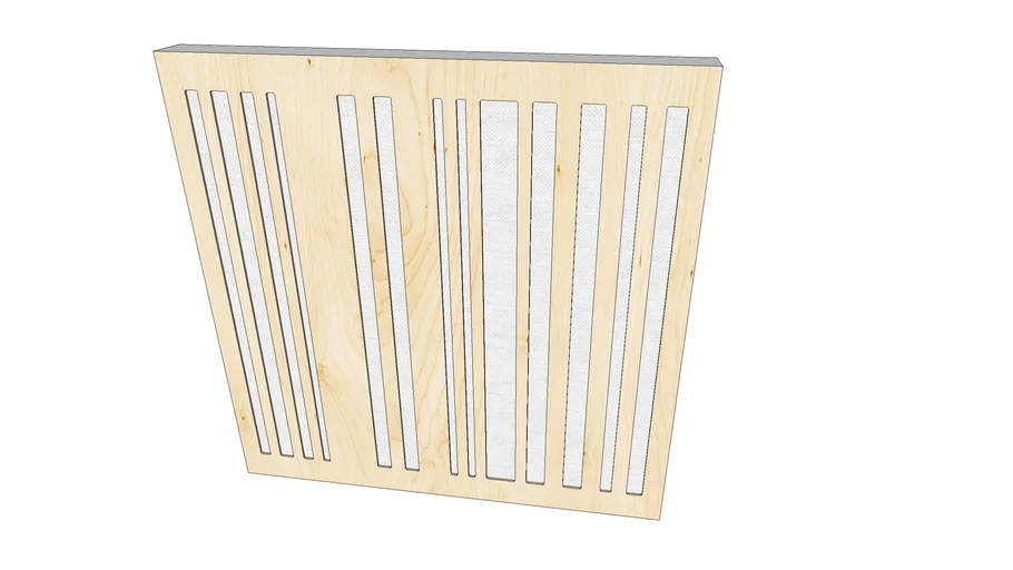 GIK Acoustics 2A Alpha Panel 600 x 600mm | 3D Warehouse