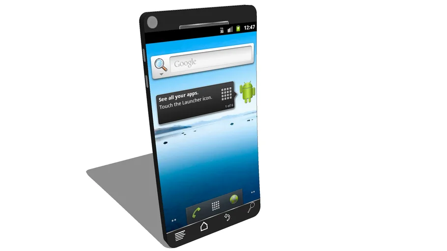 Concept Android 2.3 Phone | 3D Warehouse
