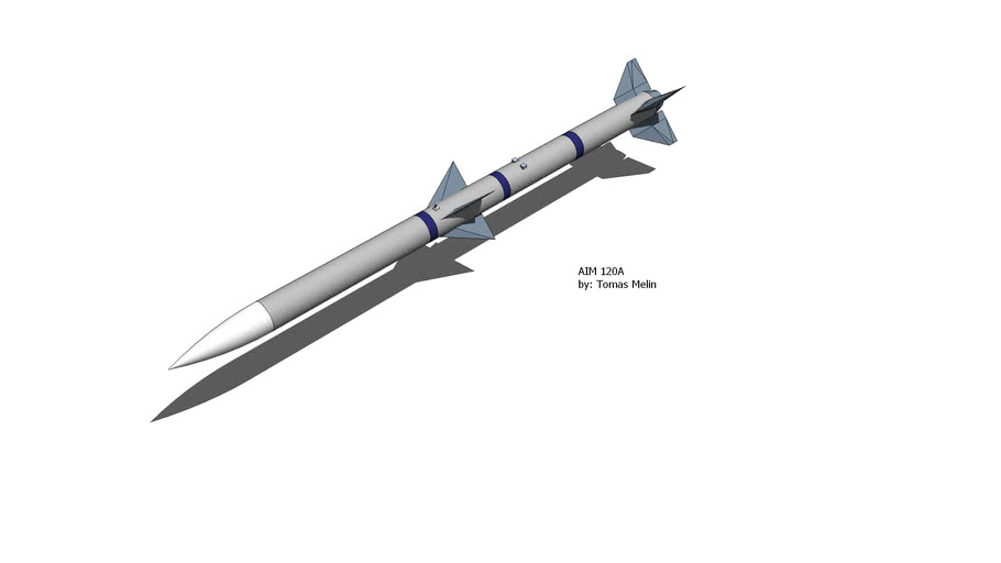 AIM120A AMRAAM | 3D Warehouse