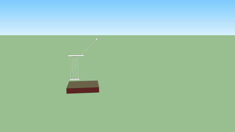 sketchy physics Newton's pendulum | 3D Warehouse
