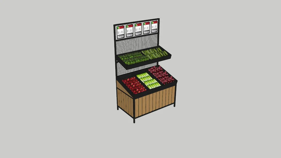 VEGETABLE STAND | 3D Warehouse