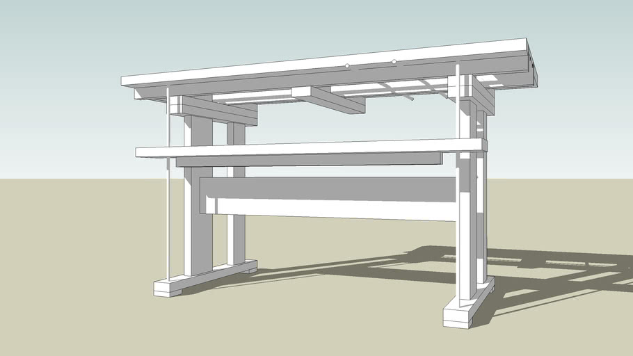 John White Workbench | 3D Warehouse
