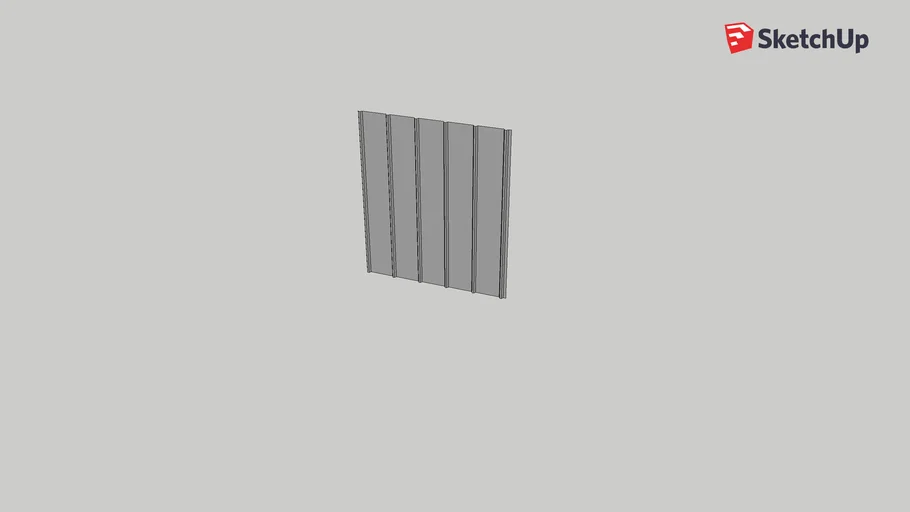 Style Clad - 6 Rib Cladding | 3D Warehouse