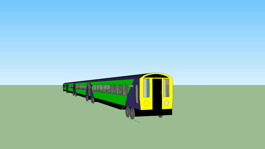 Irish rail Commuter Train | 3D Warehouse