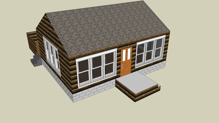 log cabin | 3D Warehouse