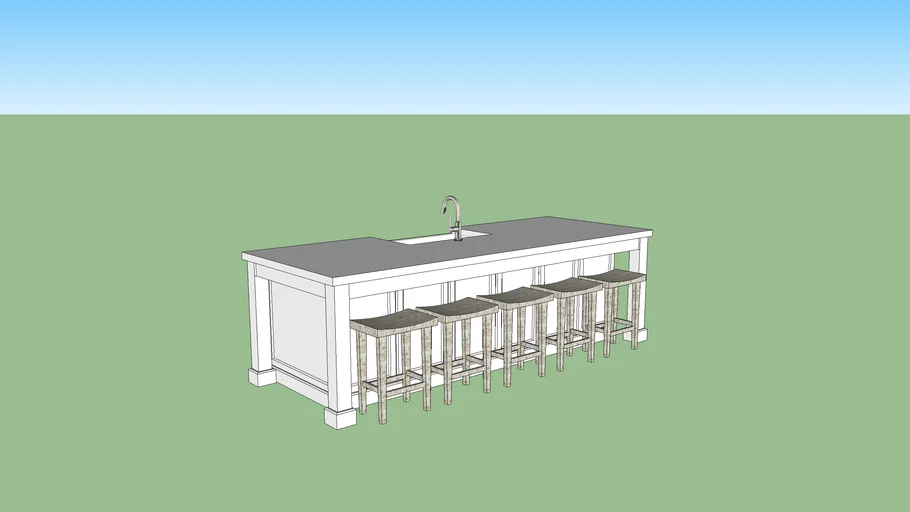 10' Island | 3D Warehouse