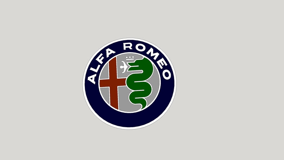Alfa Romeo 2015 Logo | 3D Warehouse