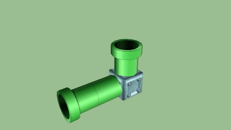 a regular 90 degree mario pipe | 3D Warehouse