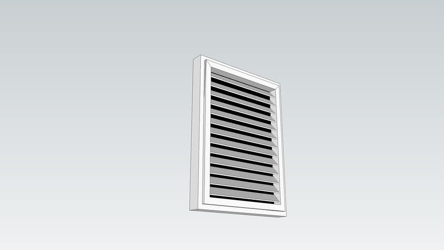 Attic vent | 3D Warehouse