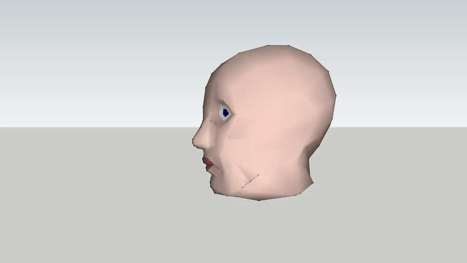 Male Head | 3D Warehouse