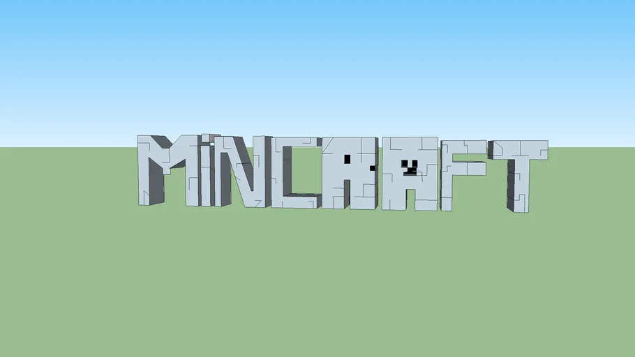 Minecraft logo | 3D Warehouse