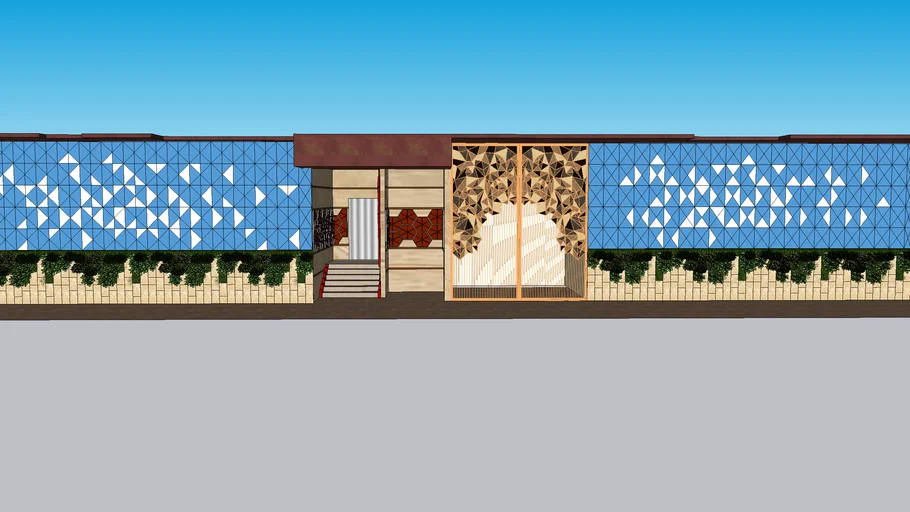 Modern Islamic Elevation | 3D Warehouse