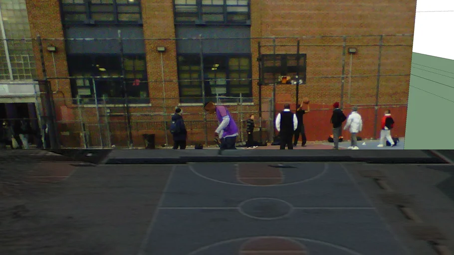 green roof and school playground | 3D Warehouse