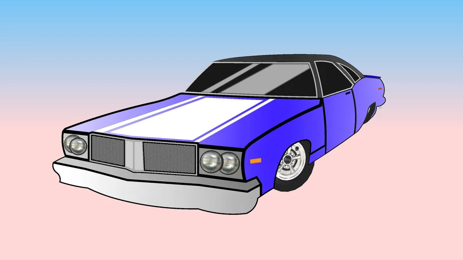 2D Muscle car | 3D Warehouse