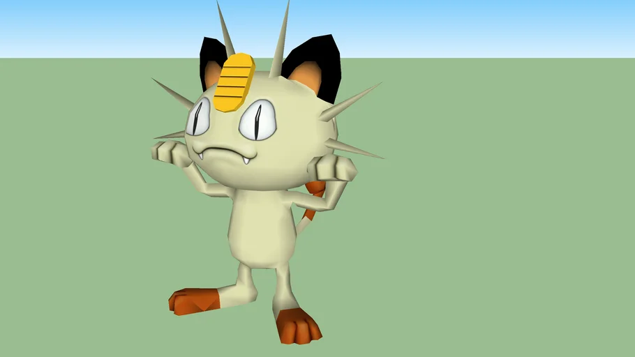 pokemon meowth 3D | 3D Warehouse