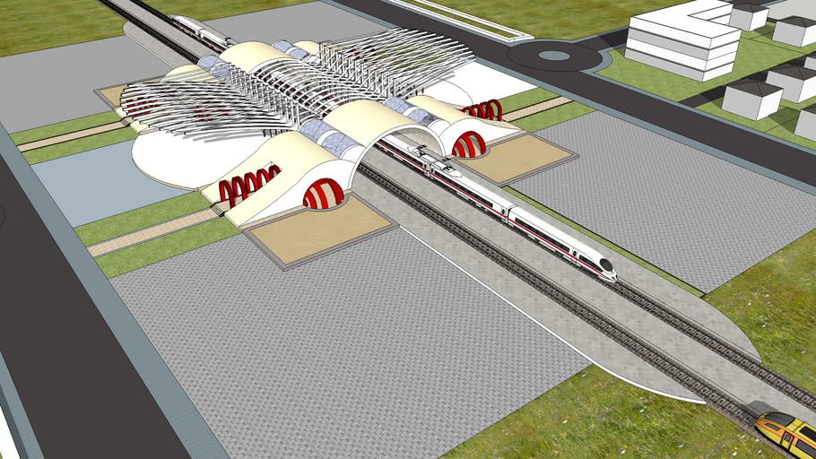 City train station | 3D Warehouse