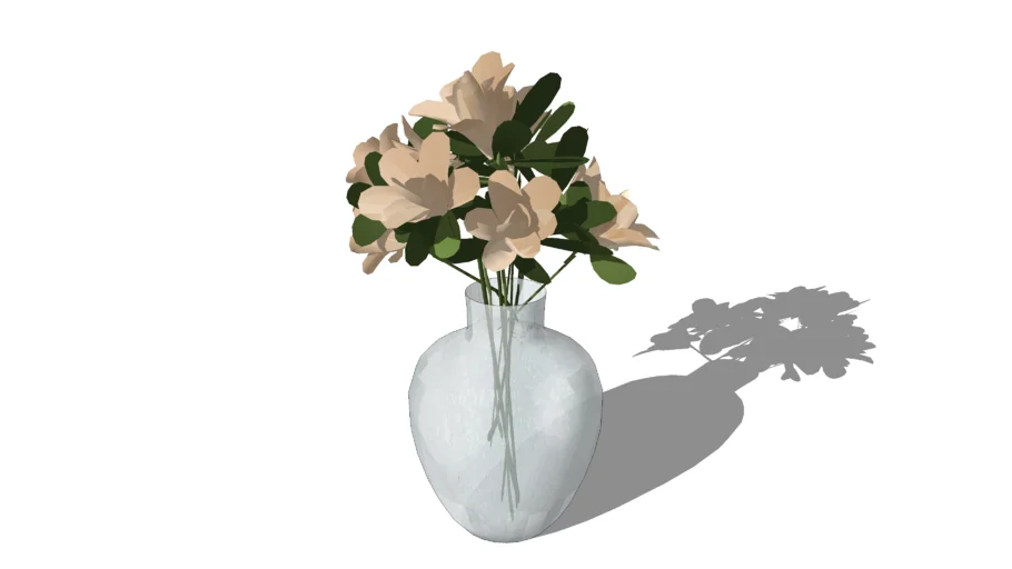 Flowers in vase | 3D Warehouse