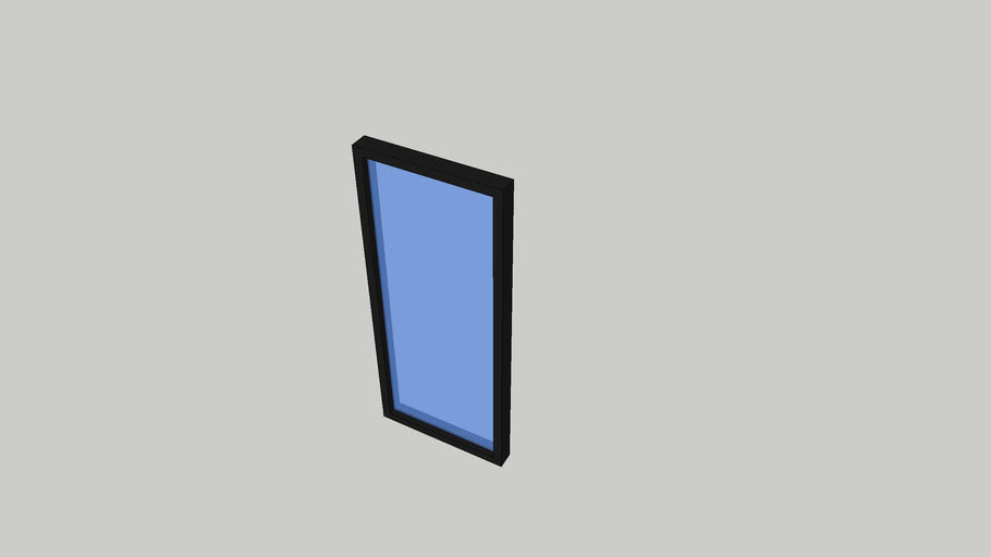 Fixed Window 640 x 1500 | 3D Warehouse