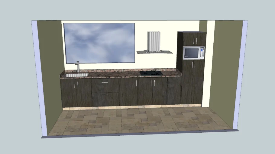 COCINA LINEAL | 3D Warehouse