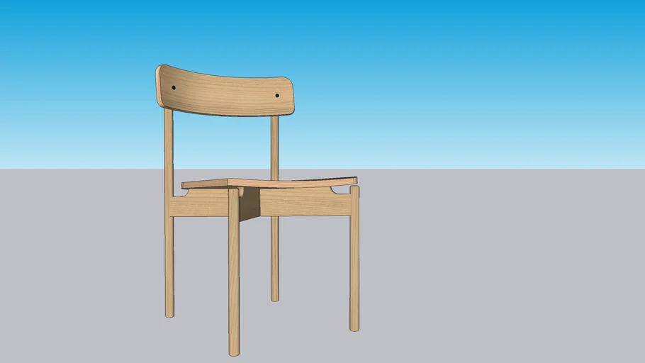 Cadeira Estilo Cross em madeira natural - Cross Style patterned chair ...