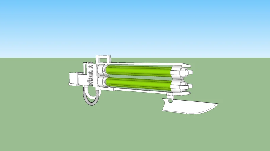 40K Necron Immortal Gauss Blaster MkII | 3D Warehouse