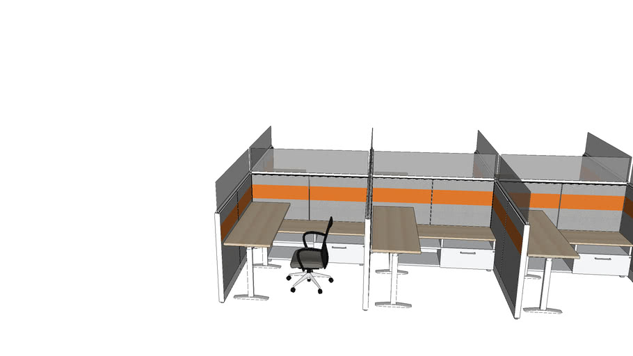 6pk work stations | 3D Warehouse
