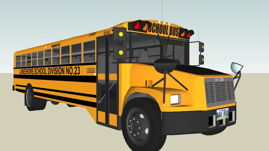 Freightliner FS-65 School Bus | 3D Warehouse