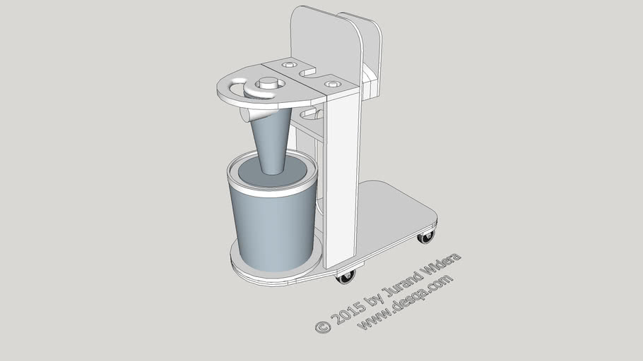 Shop vac and cyclone cart - Cyklowóz | 3D Warehouse
