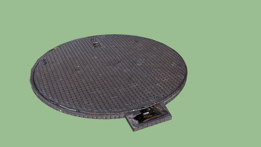Manhole_metal/Coladera/Registro | 3D Warehouse