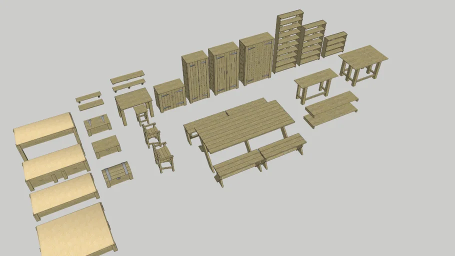 Basic Furniture | 3D Warehouse