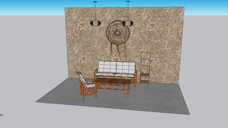 Bali Cafe Design | 3D Warehouse