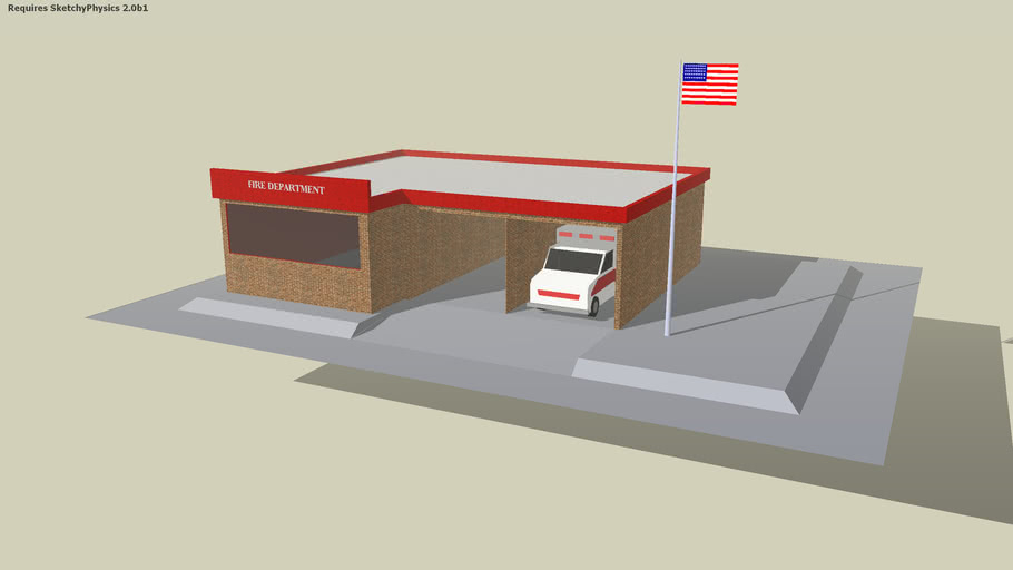 fire station for Tbolt93's contest | 3D Warehouse