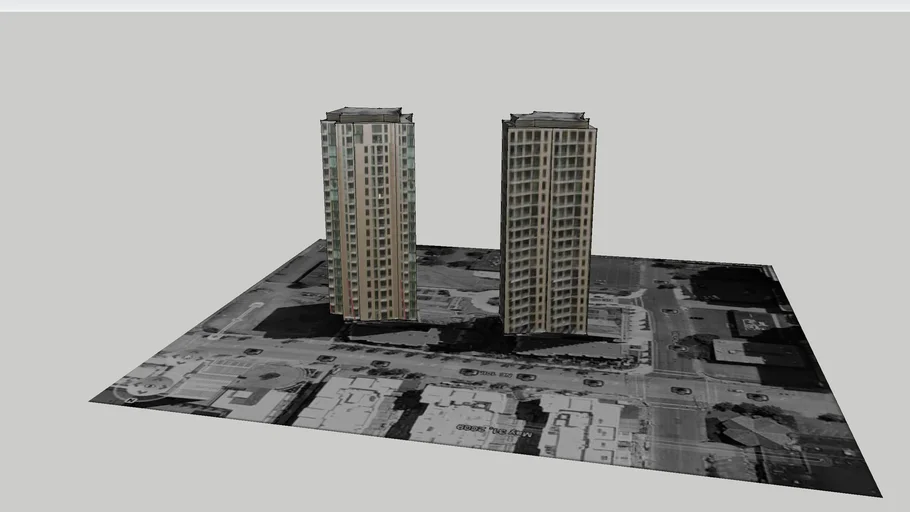 Washington Square Towers | 3D Warehouse