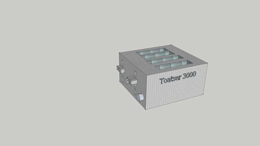 Toaster 3000 Model #1 | 3D Warehouse