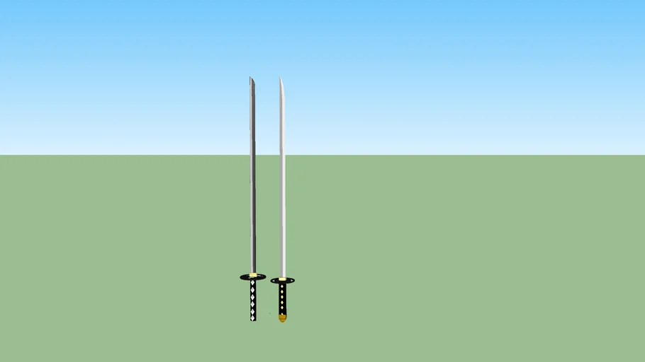 Katana blade ( UPDATED) | 3D Warehouse