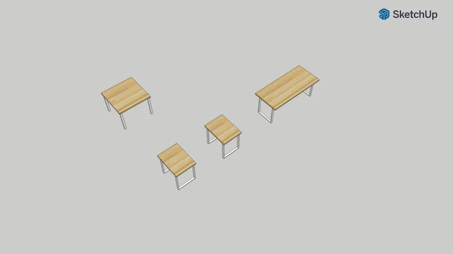 The Lede - Downstairs - Premade Legs in White | 3D Warehouse