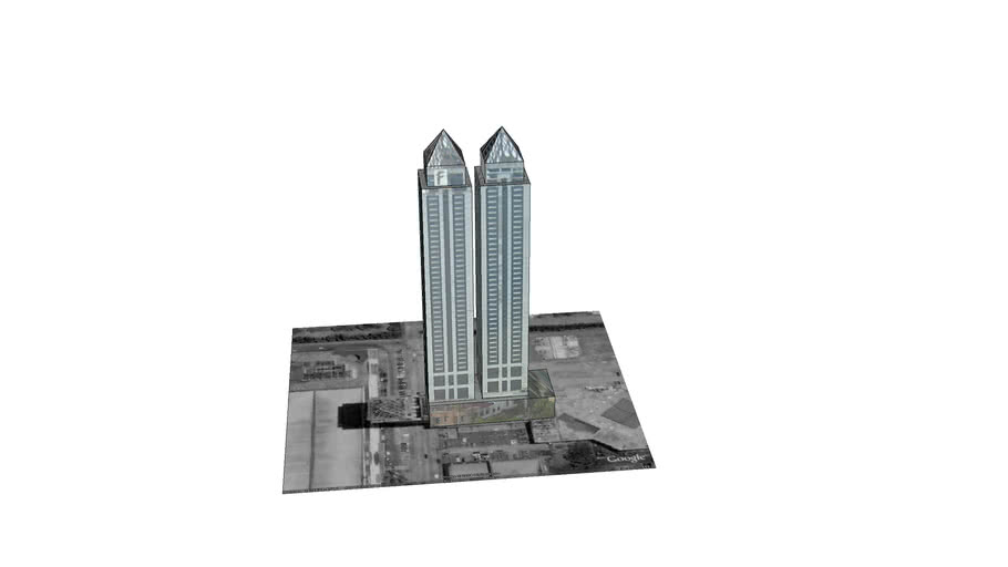 BSA Twin Towers | 3D Warehouse